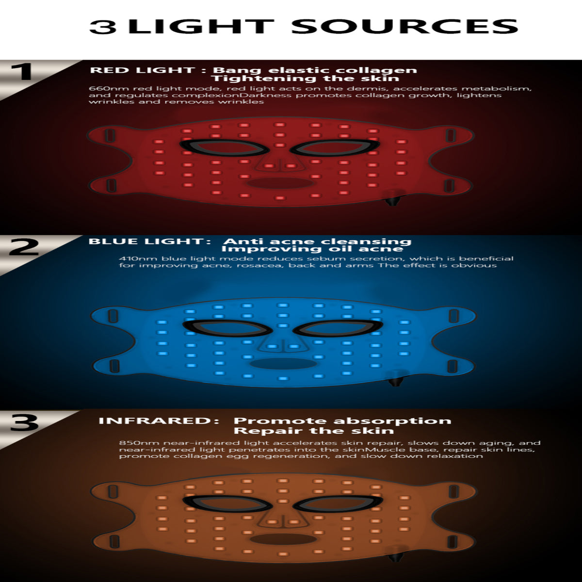 Time Keeper Wrinkle Reducing LED Face Mask – Numiere - Lumina NRG