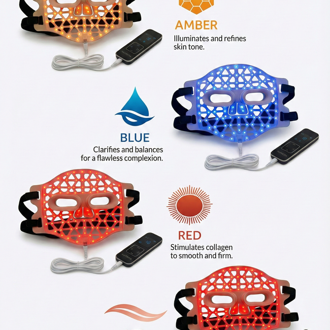 Feather LED Mask – Numiere - Lumina NRG
