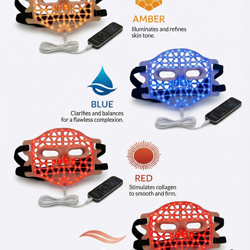 Feather LED Mask – Numiere - Lumina NRG