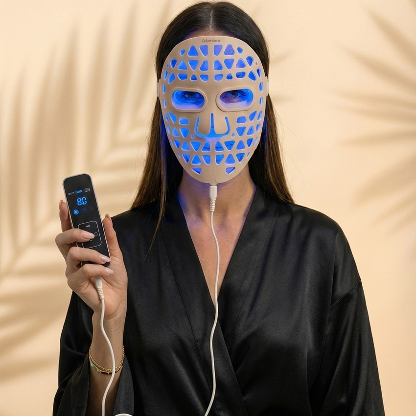 Feather LED Mask – Numiere - Lumina NRG