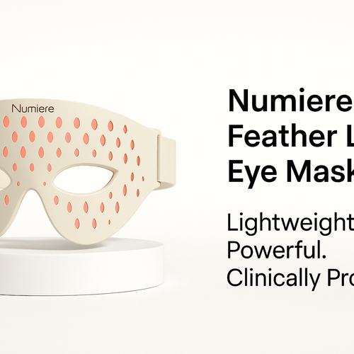 Feather LED Eye Mask – Numiere - Lumina NRG